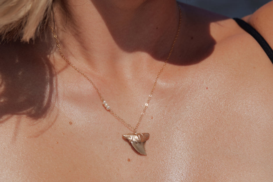 All Necklaces | Real Shark Tooth Necklaces - Foxy Fossils